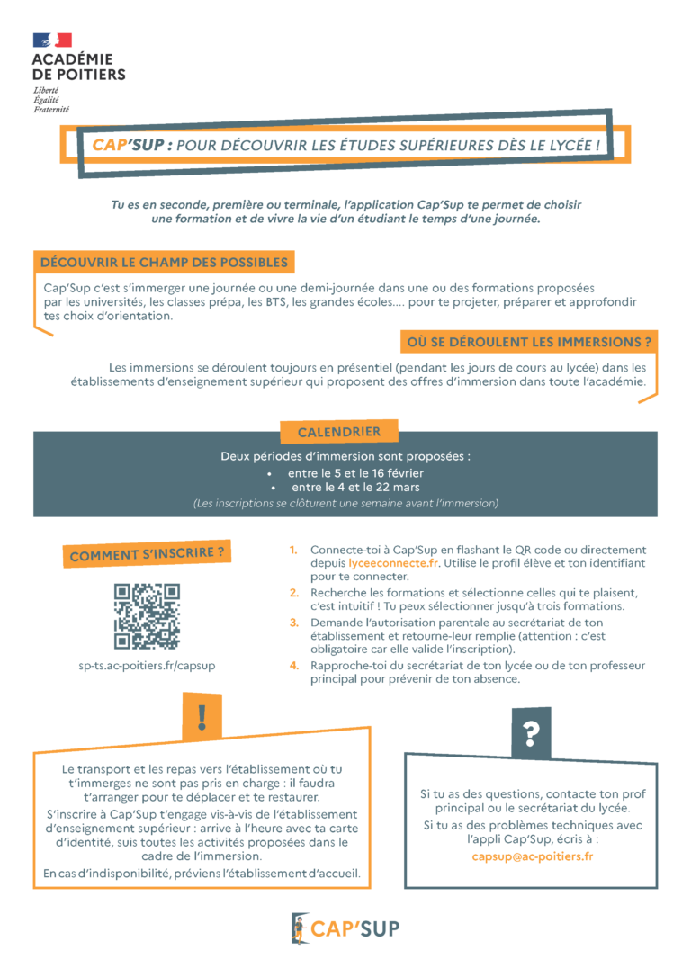 CAP SUP - Lycée des métiers Pierre Doriole